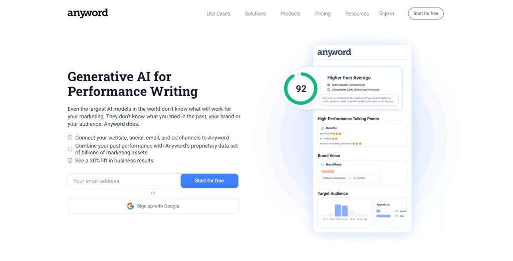 Anyword Tool Explained - Quick Overview: Features & More