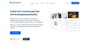 Mini Course Generator The New Tool Examined and Reviewed [2025]