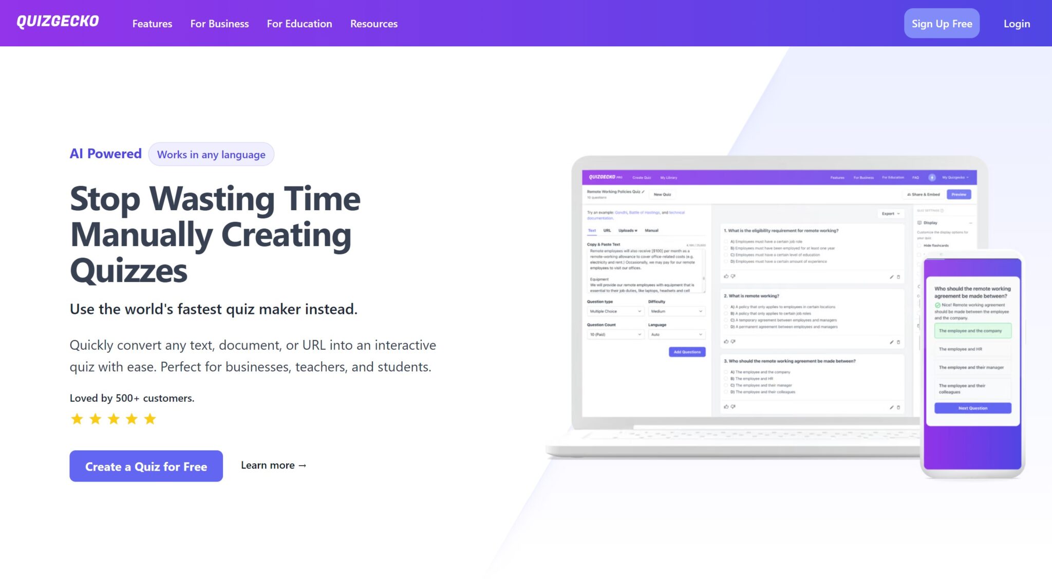Quizgecko - New Tool Features, Pricing & More [2025]