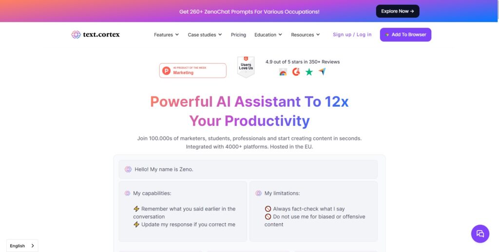 TextCortex AI - New Tool Explained with Features & More [2024]