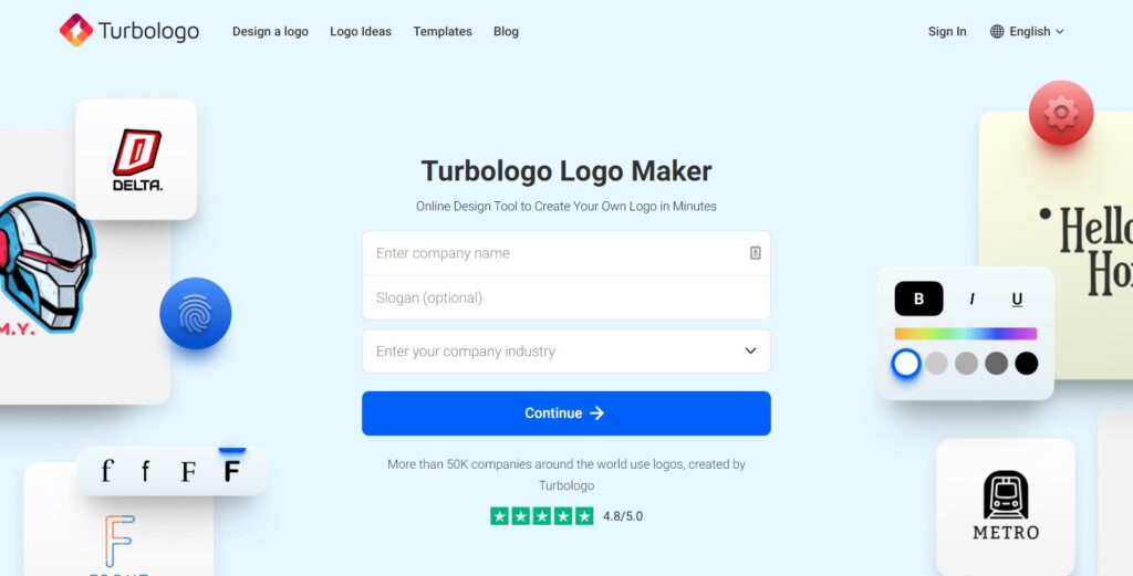 Turbologo The New Tool Examined - Features and Pricing [2024]