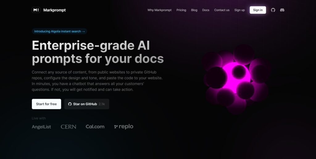 Markprompt New Tool Features, Pricing & More [2025]