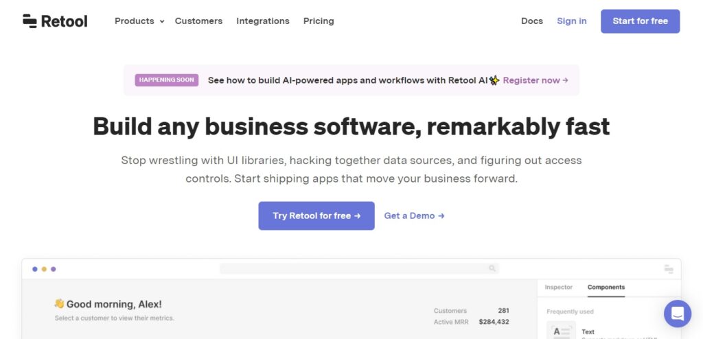 Retool New Tool Features, Pricing & More [2025]