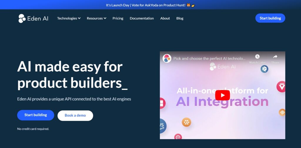 Eden AI - Learn More About This New Tool